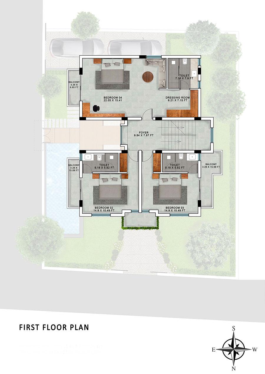 Bliss Ella- Luxury Villas for Sale at Saligao (DeMello Vaddo), Goa